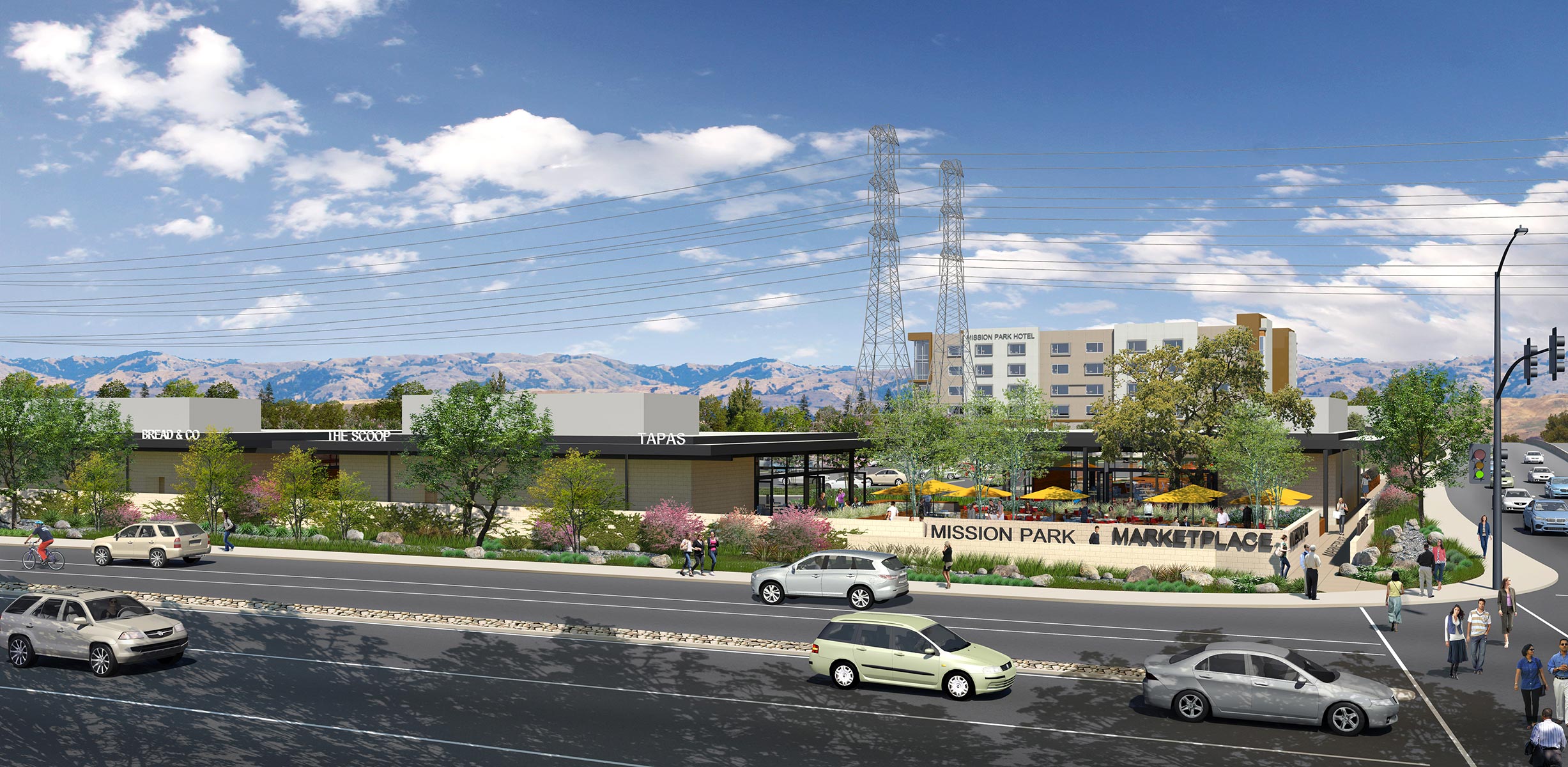 Mission Park Market Place - SMITH+SMITH Landscape Architects
